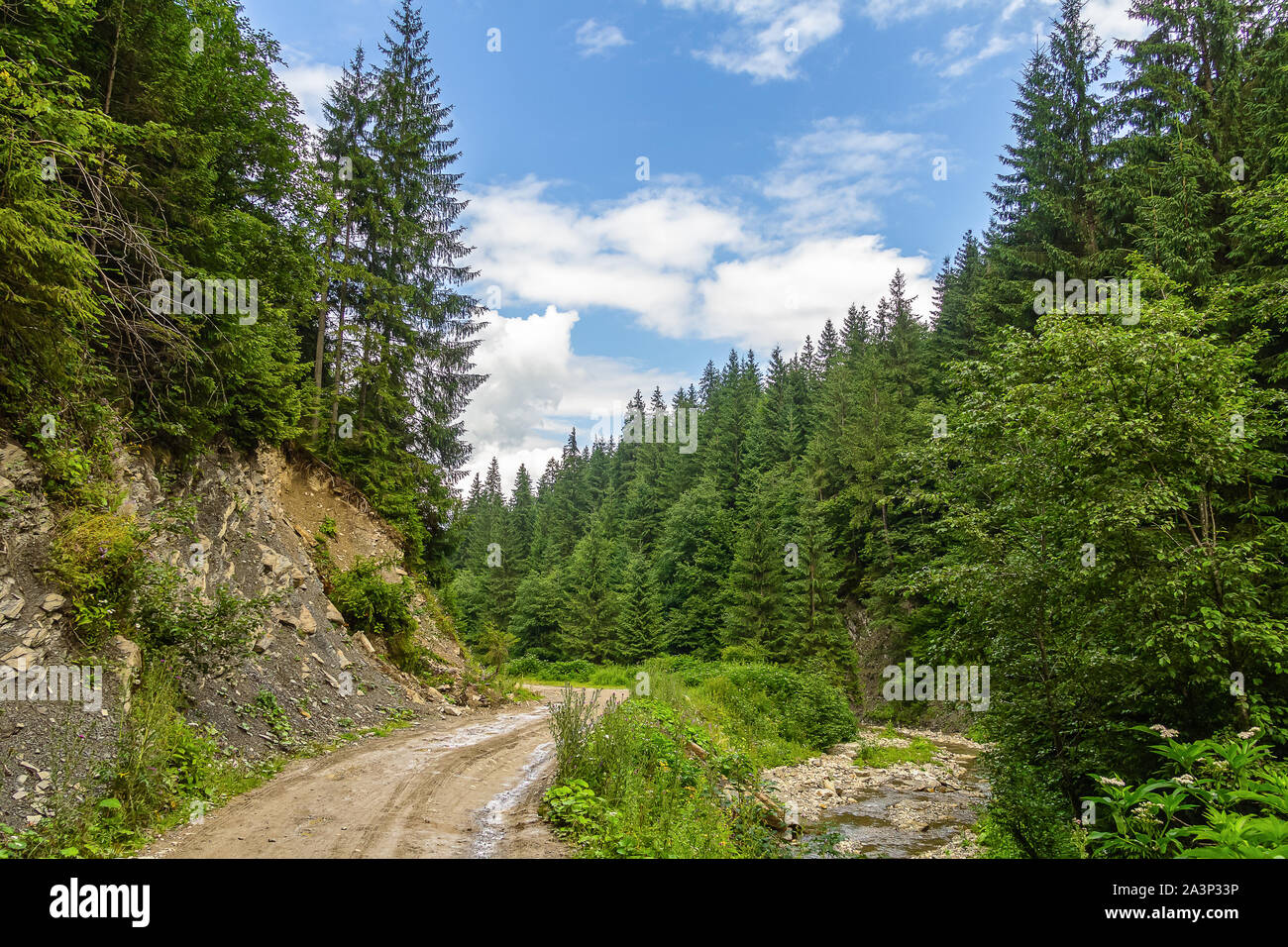 Large high mountain along hi-res stock photography and images - Alamy