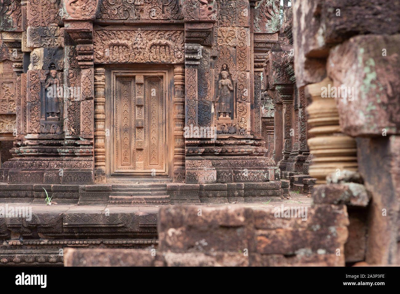 Door to a temple in Angkor, Cambodia Stock Photo - Alamy