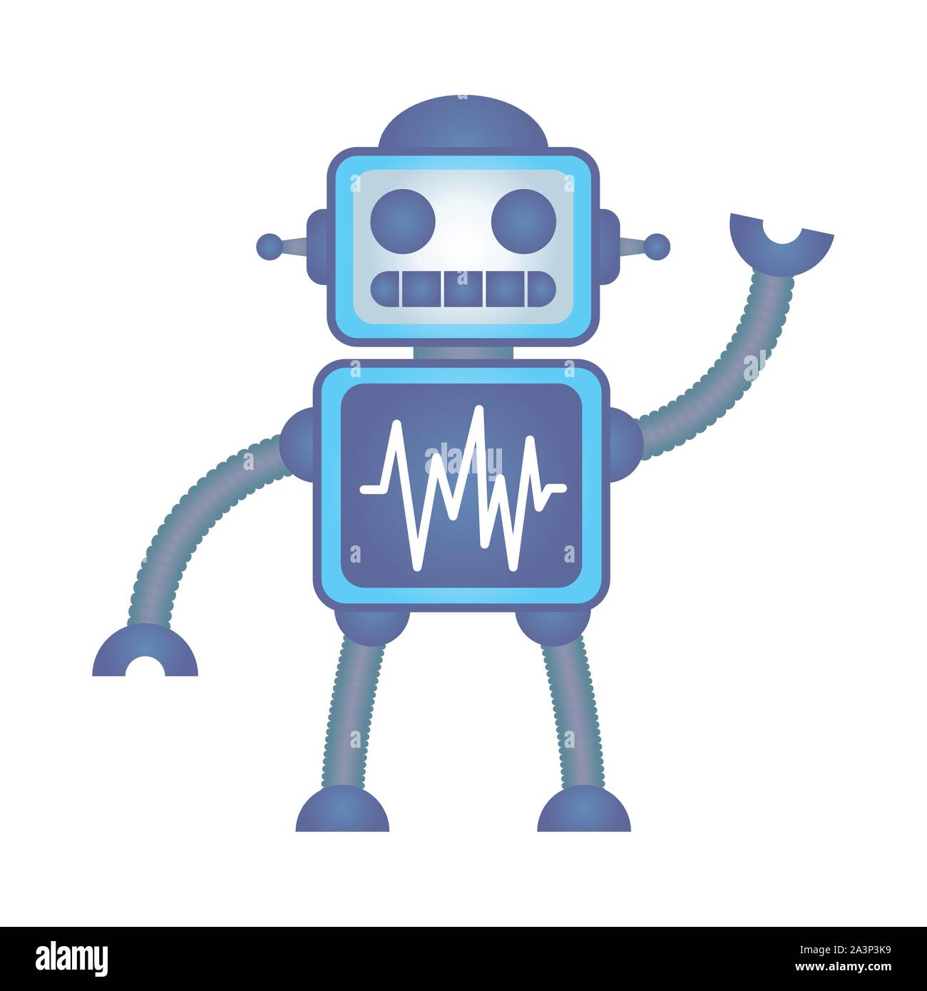 humanoid robot cyborg isolated icon Stock Vector Image & Art - Alamy