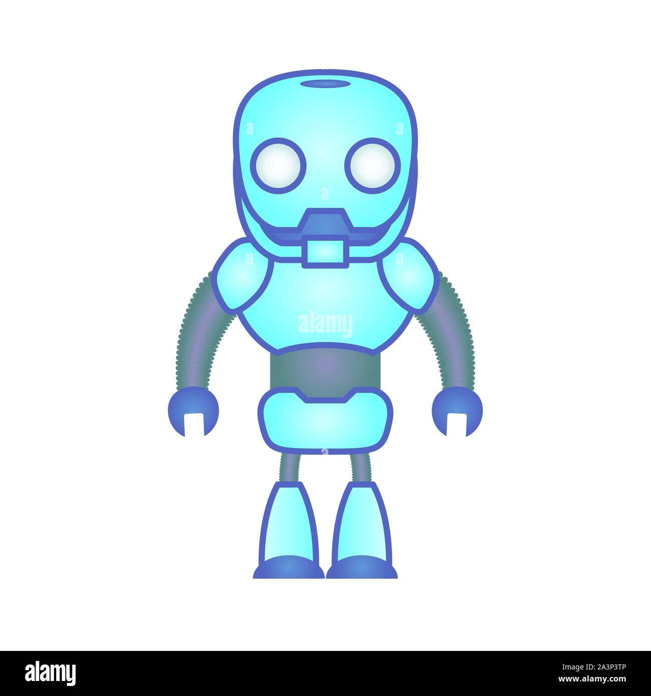 humanoid robot cyborg isolated icon Stock Vector Image & Art - Alamy