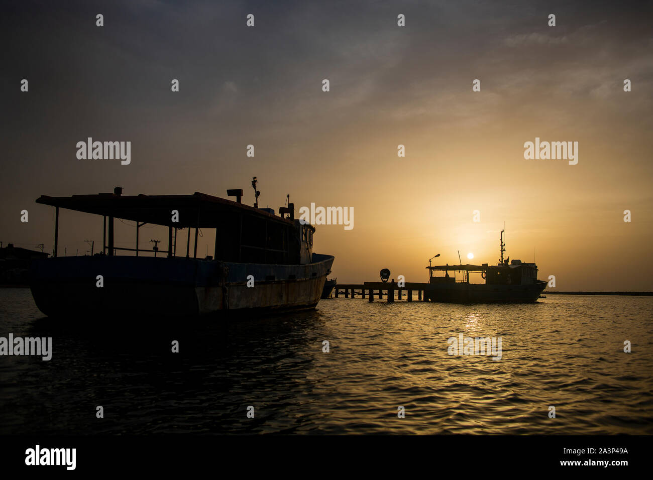Fishing boats are seen in the bay of Gibara, a municipality in eastern ...