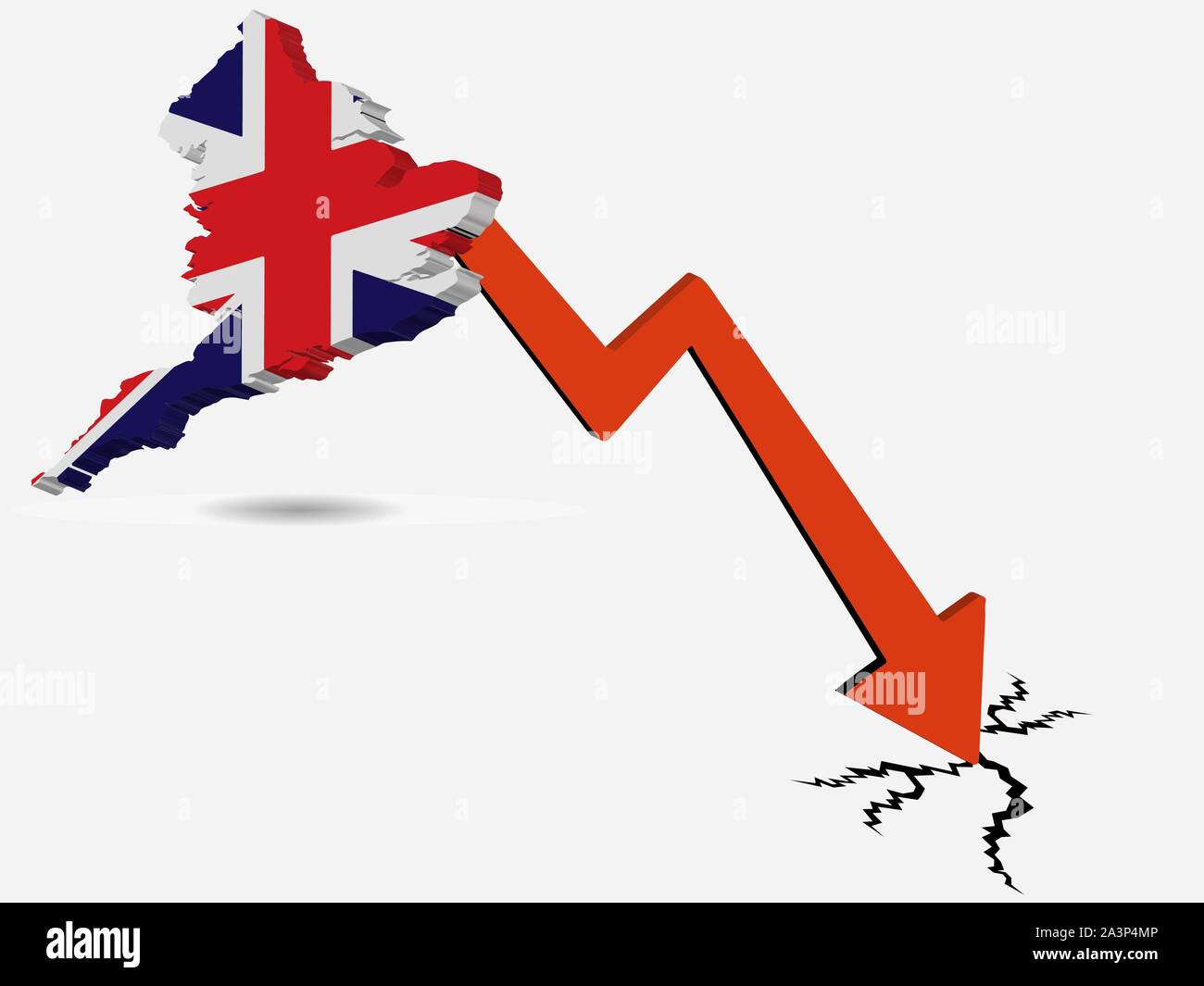 England economic crisis concept Vector illustration eps 10 Stock Vector ...