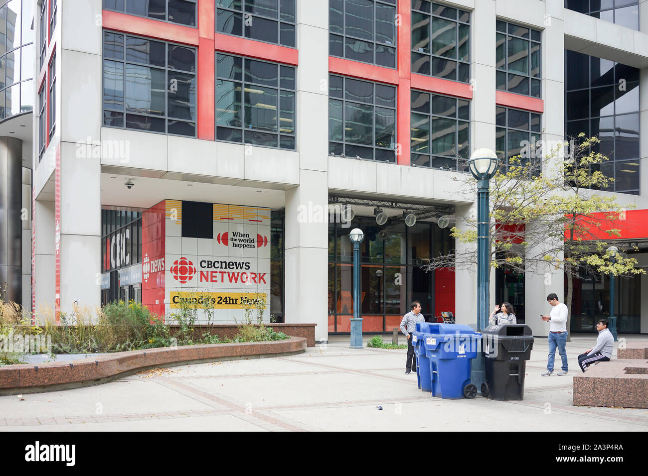 CBC Broadcasting Studio in Toronto, Ontario, Canada Stock Photo - Alamy
