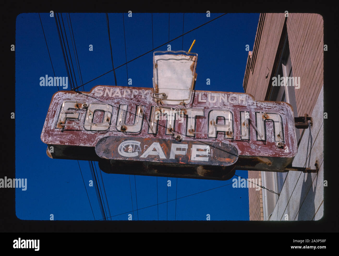 Snappy lunch sign hi-res stock photography and images - Alamy