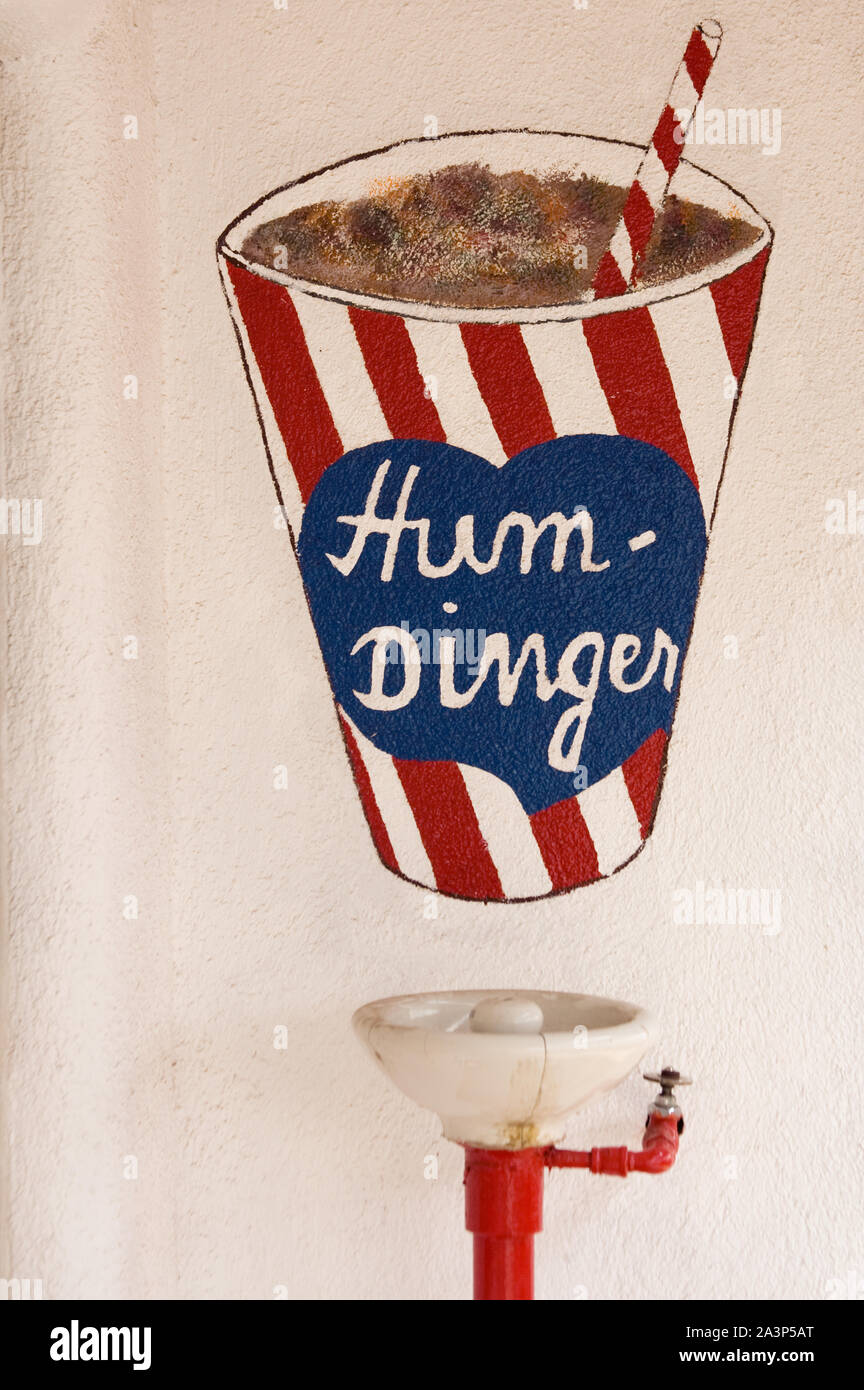 Snow Cap burger cafe, Route 66, Seligman, Arizona Stock Photo - Alamy