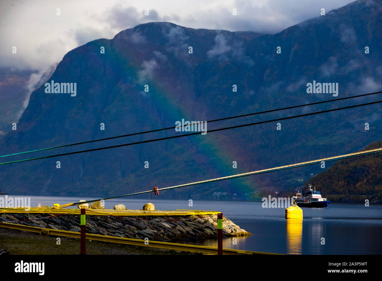 Norway rainbow fjord hi-res stock photography and images - Alamy