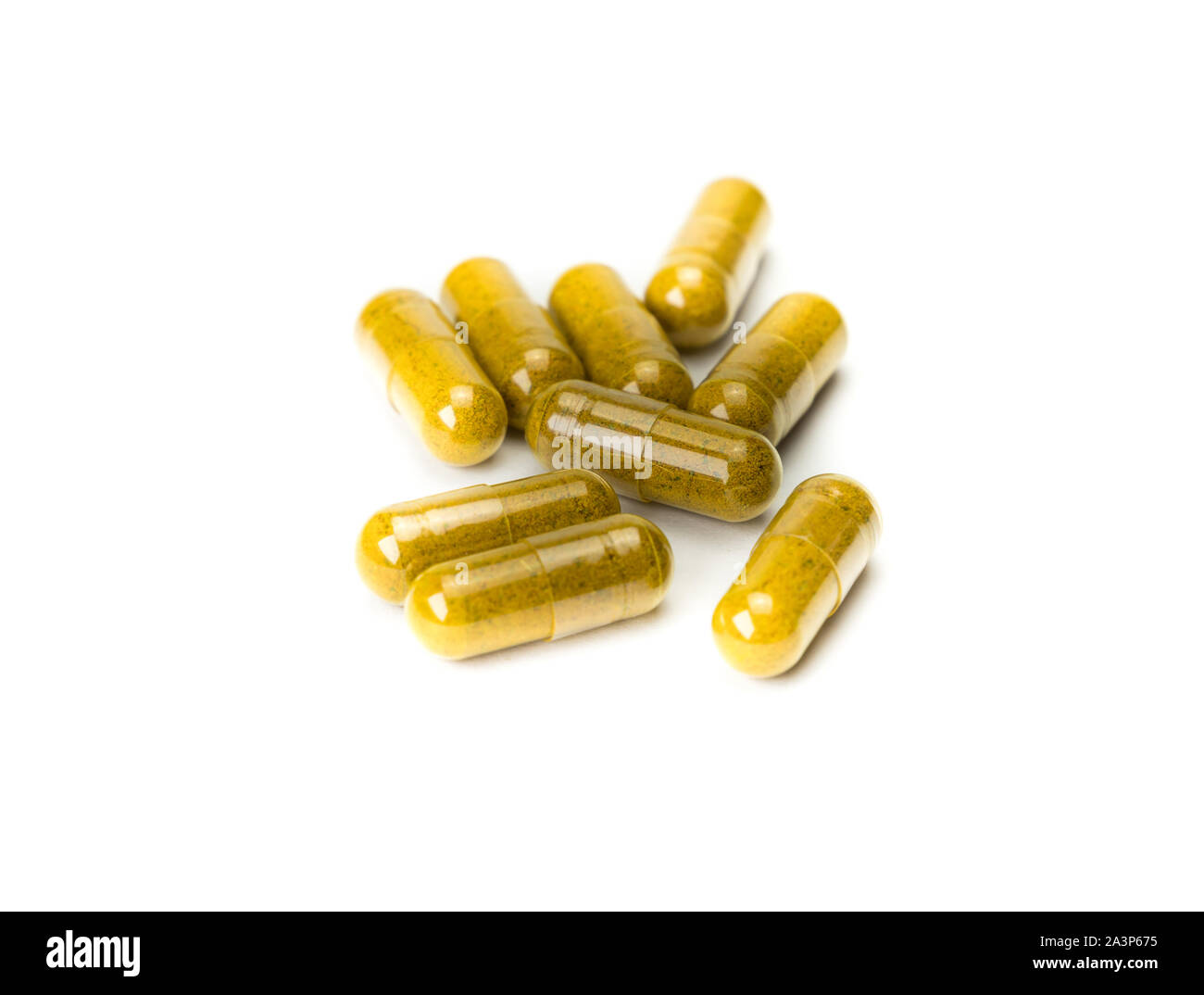 Curcuma longa capsule Stock Photo - Alamy