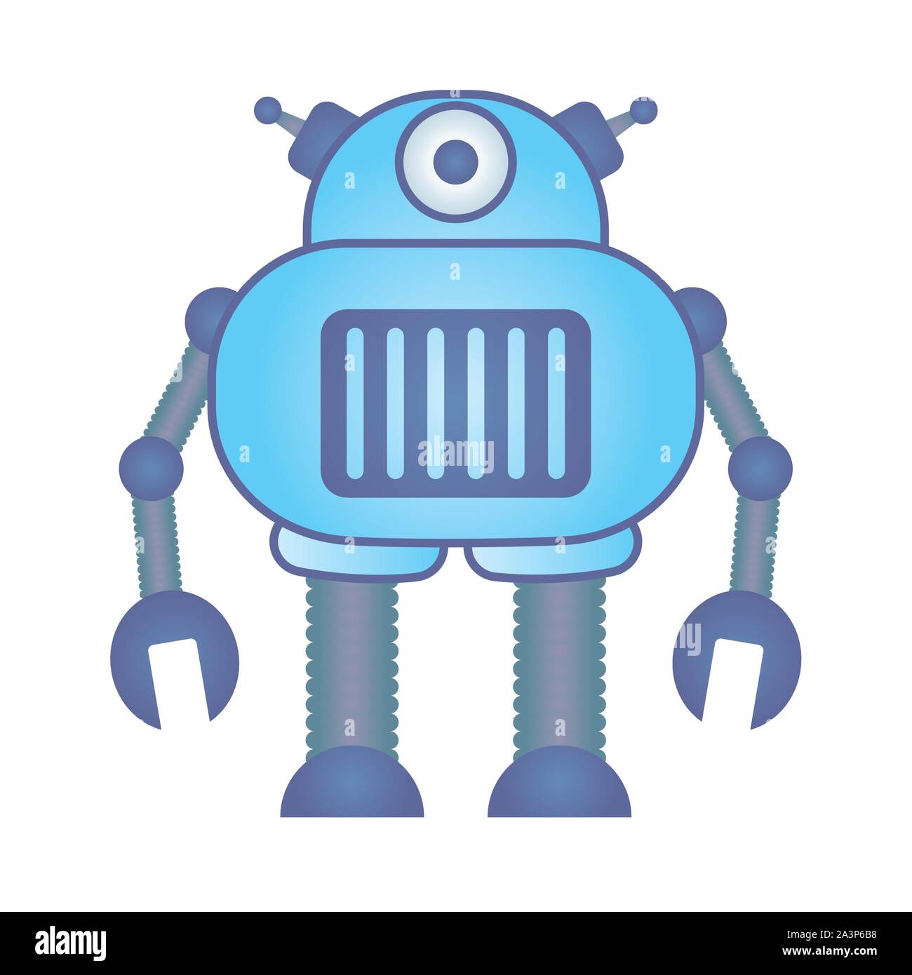 humanoid robot cyborg isolated icon Stock Vector Image & Art - Alamy