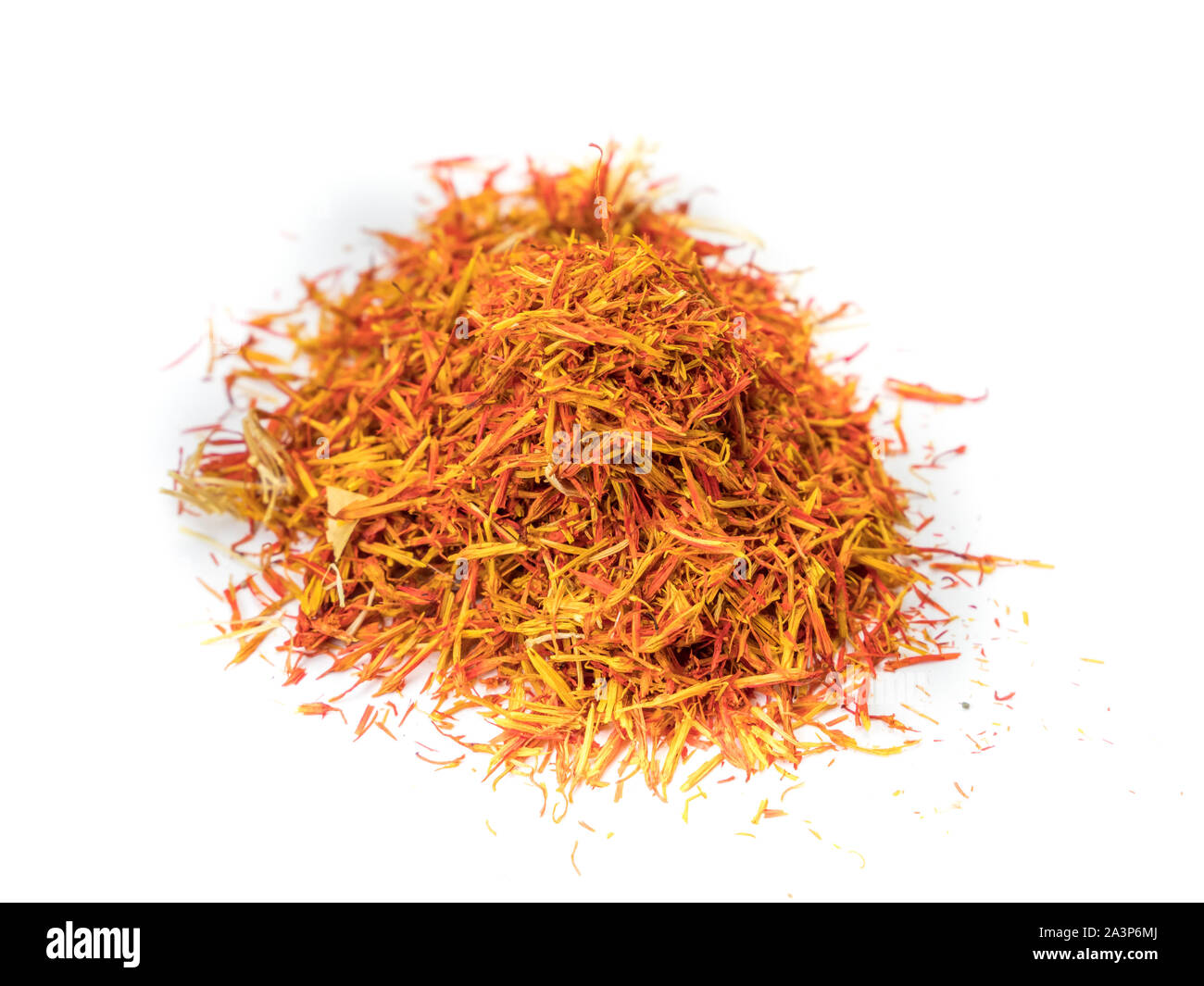 Safflower flowers isolated Stock Photo - Alamy