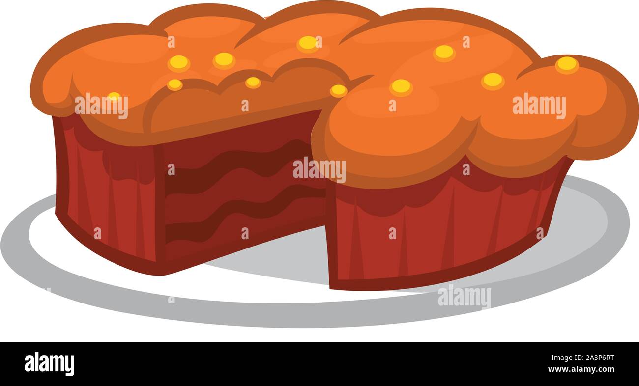 Thanksgiving piece of pumpkin pie. National holiday. Traditional food ...