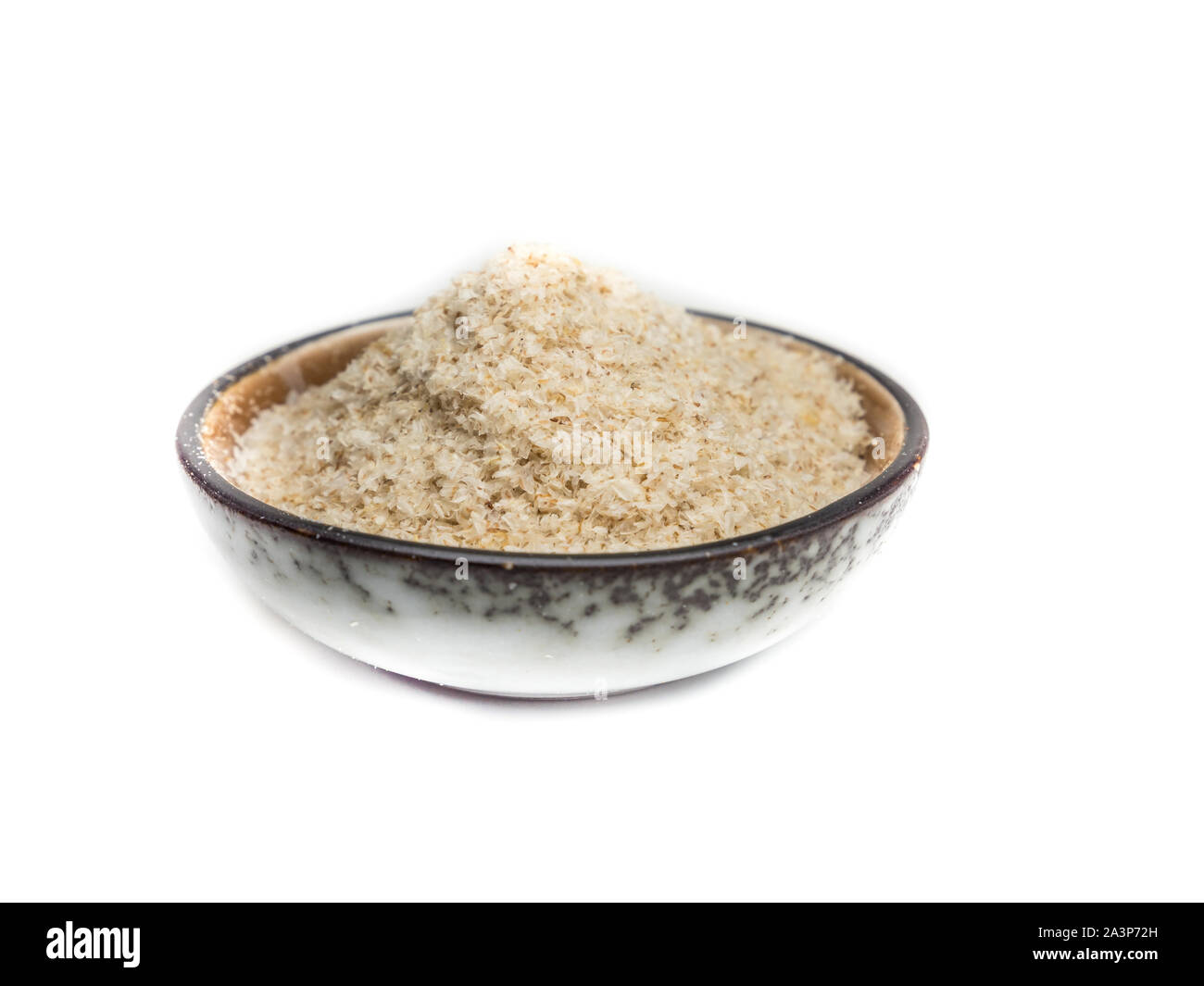 Shell with psyllium husk Stock Photo - Alamy