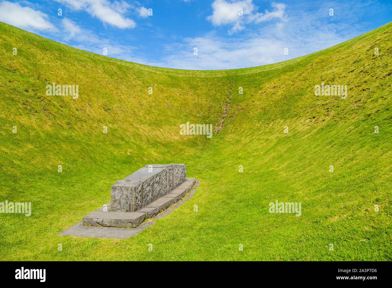 The Irish Sky Garden Crater, Skibbereen, West Cork. Ireland Stock Photo ...