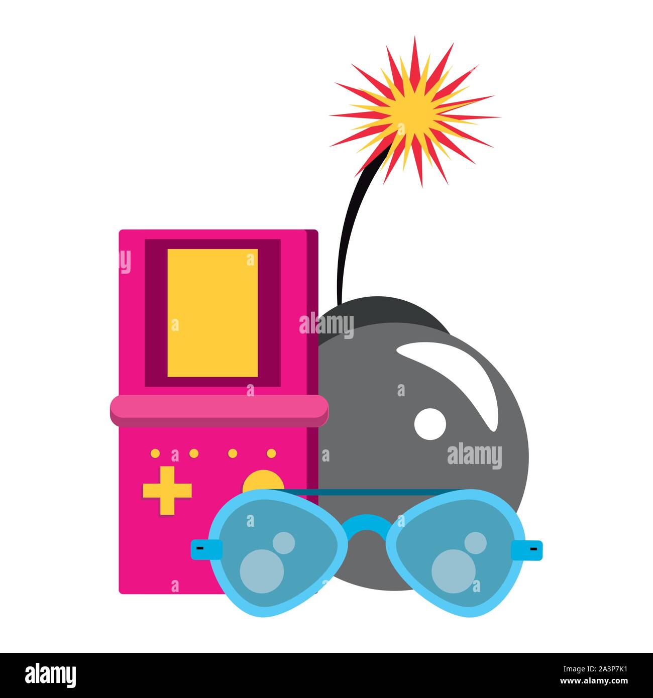 Retro bombs Stock Vector Images - Alamy