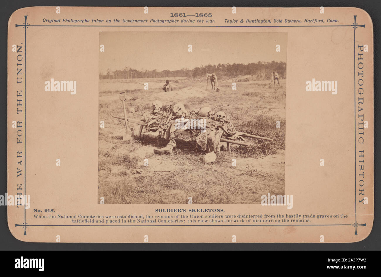 Soldier's skeletons City Point, Va. / / Original photographs taken by ...