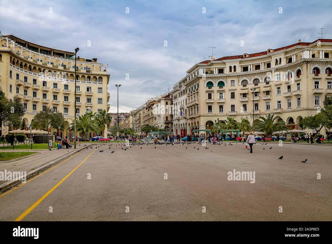 The Aristotle Square. Thessaloniki. Greece Stock Photo - Alamy