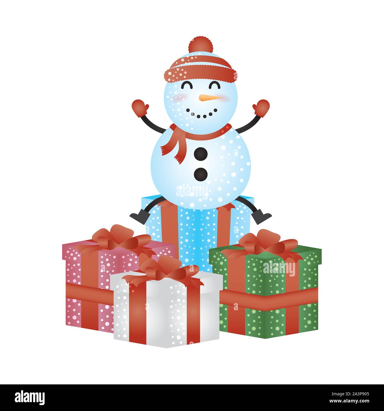 Packing boxes face Stock Vector Images - Alamy