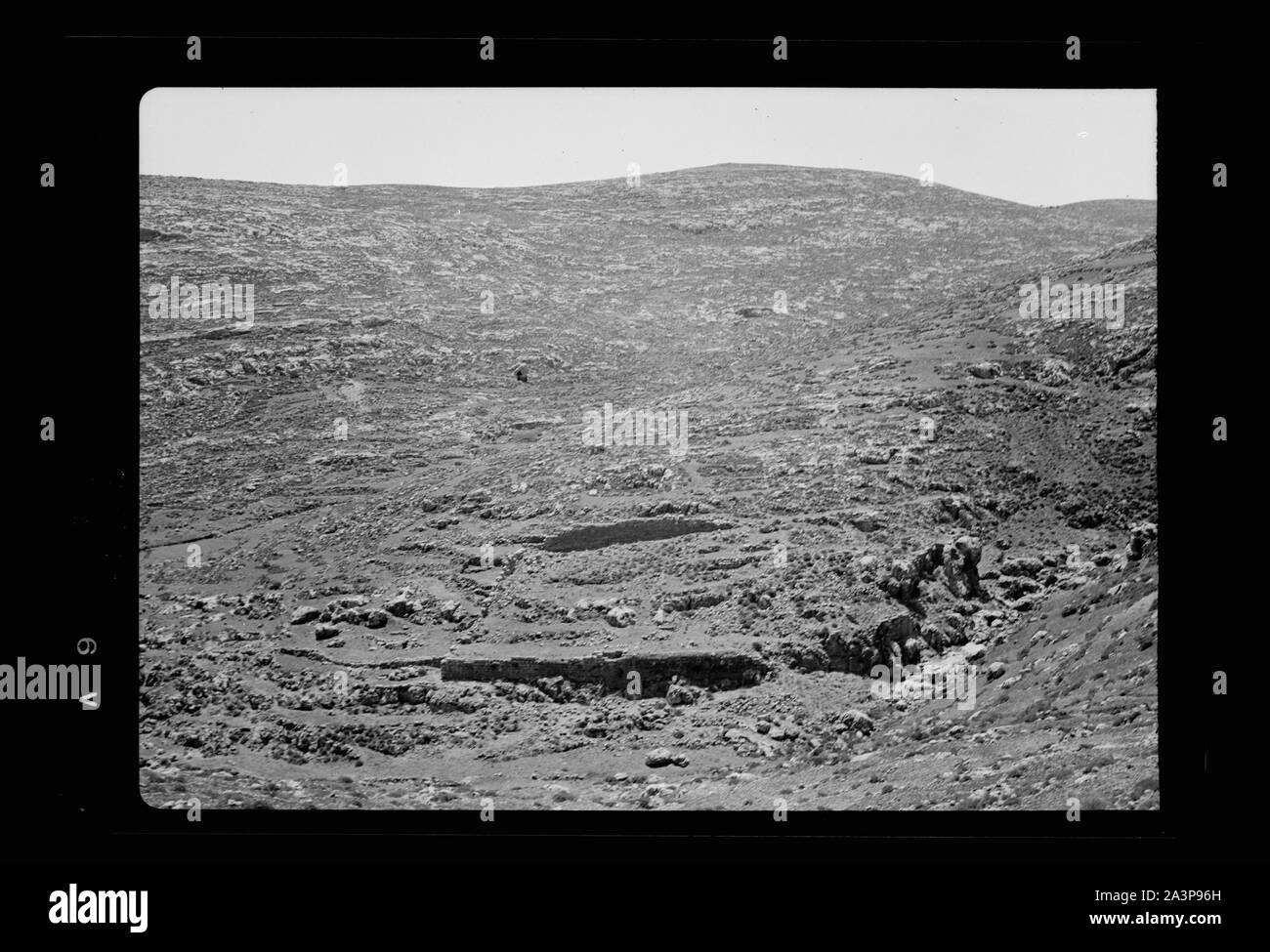 Solomon's Pools & ancient aqueducts. Wadi Deir el-Banat Stock Photo - Alamy