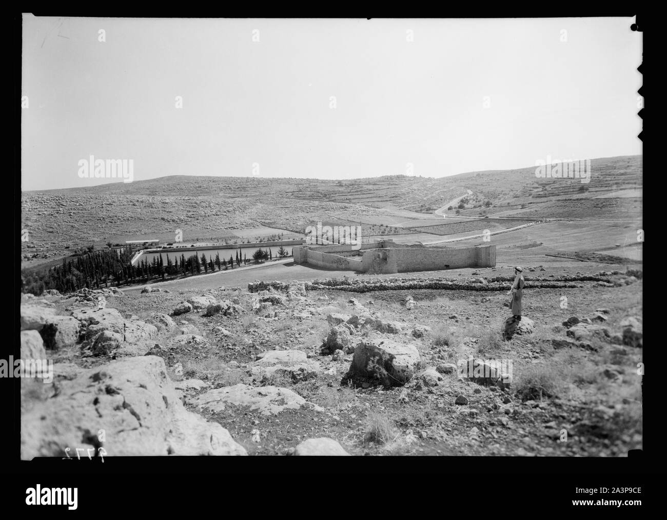 Solomon's pools & ancient aqueducts. The ancient caravansary (Kala'at ...