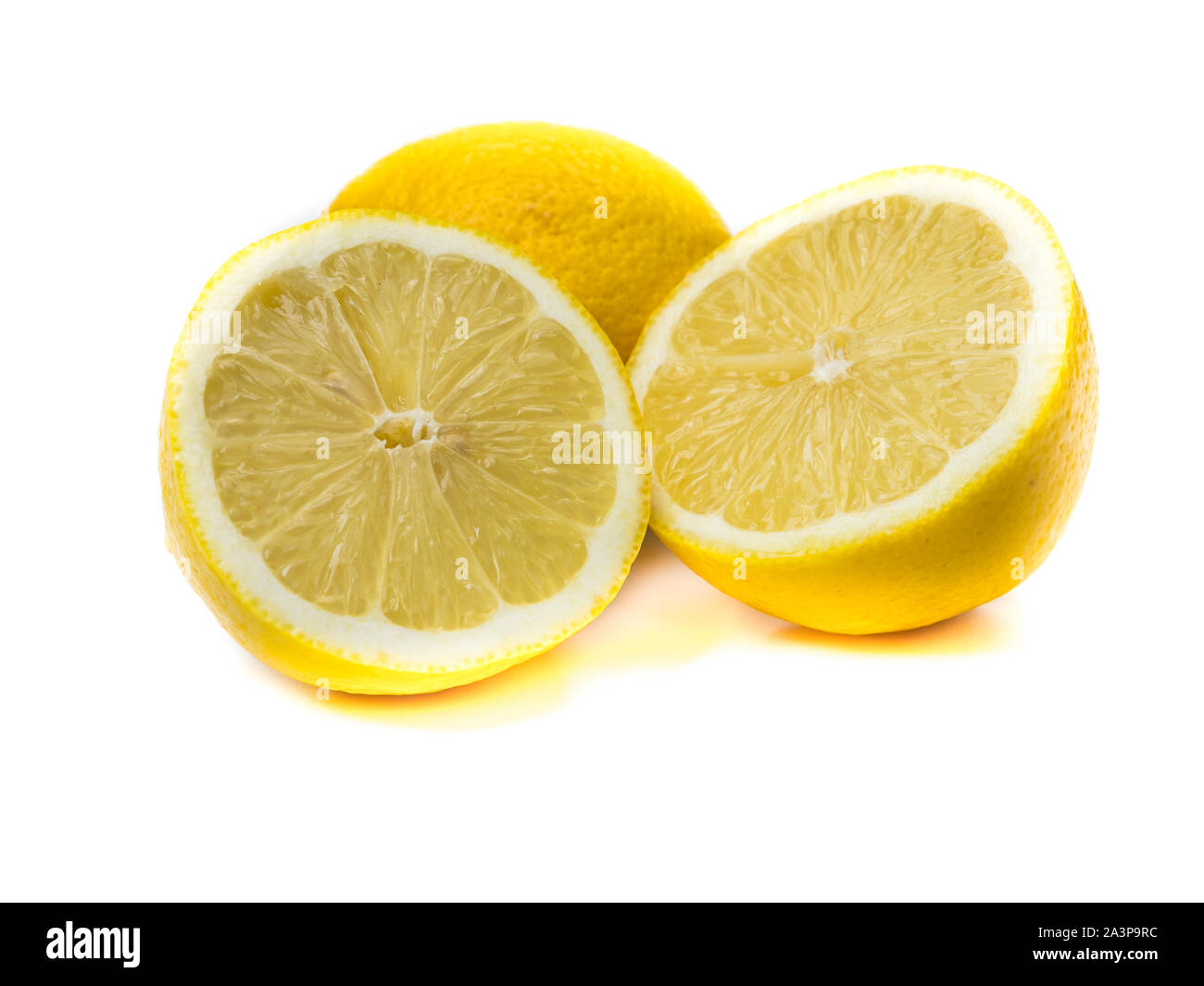 fresh Lemon isolated Stock Photo - Alamy