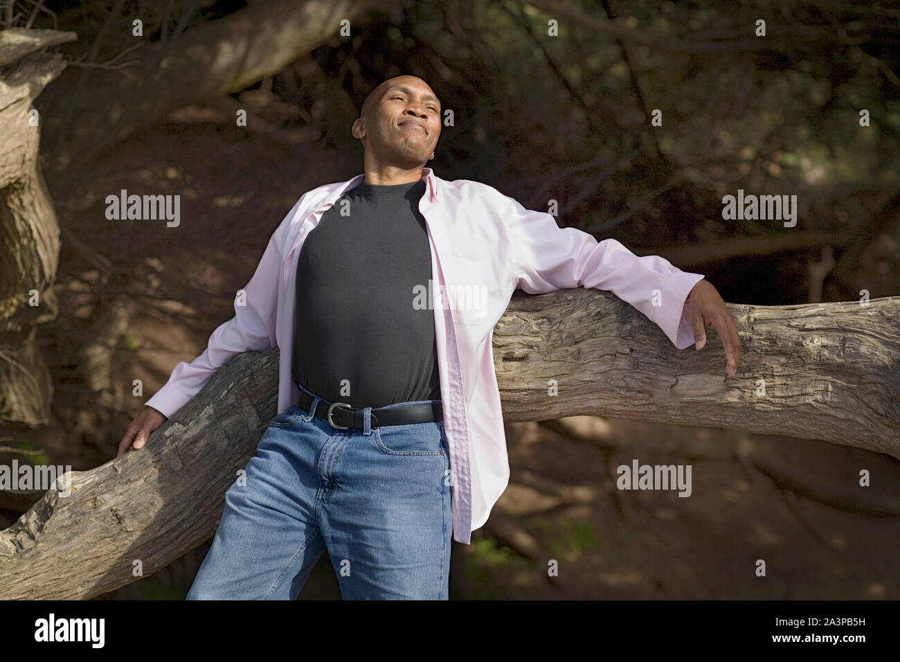 Leaning on a tree branch hi-res stock photography and images - Alamy