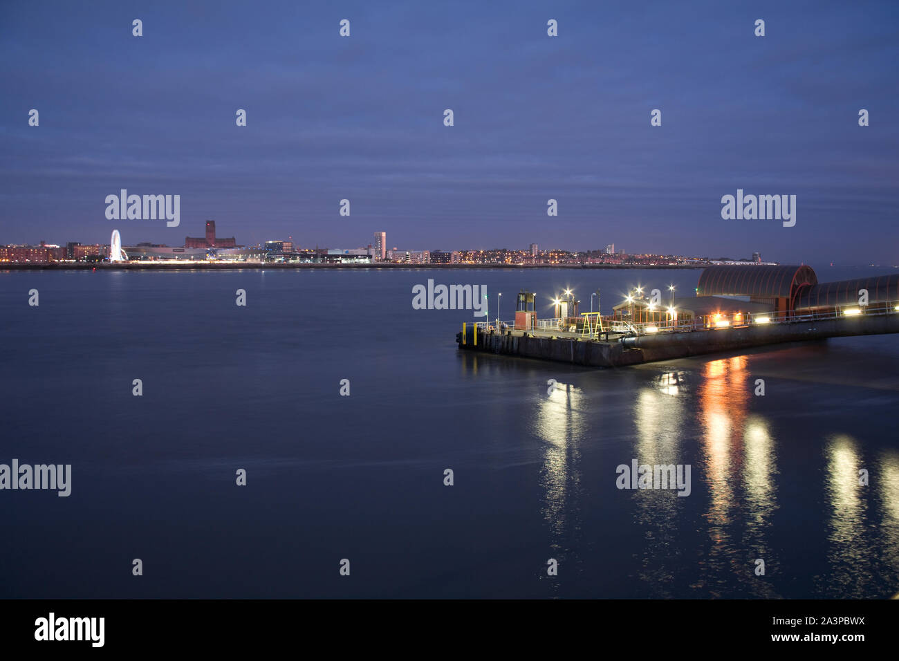 Woodside ferry terminal waterfront liverpool hi-res stock photography ...