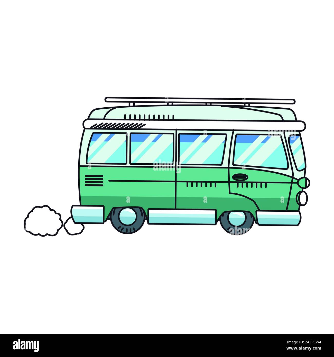 classic travel van icon design Stock Vector Image & Art - Alamy