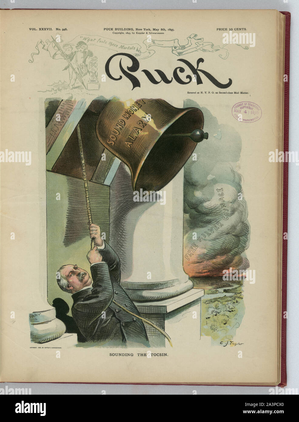 Sounding the tocsin / C.J. Taylor Stock Photo - Alamy