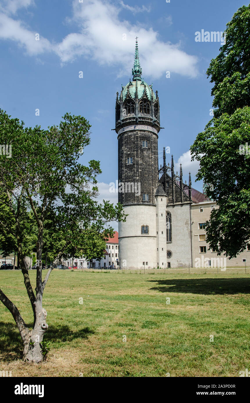 Wittenberg is home to numerous historical sites. On the doors of All ...
