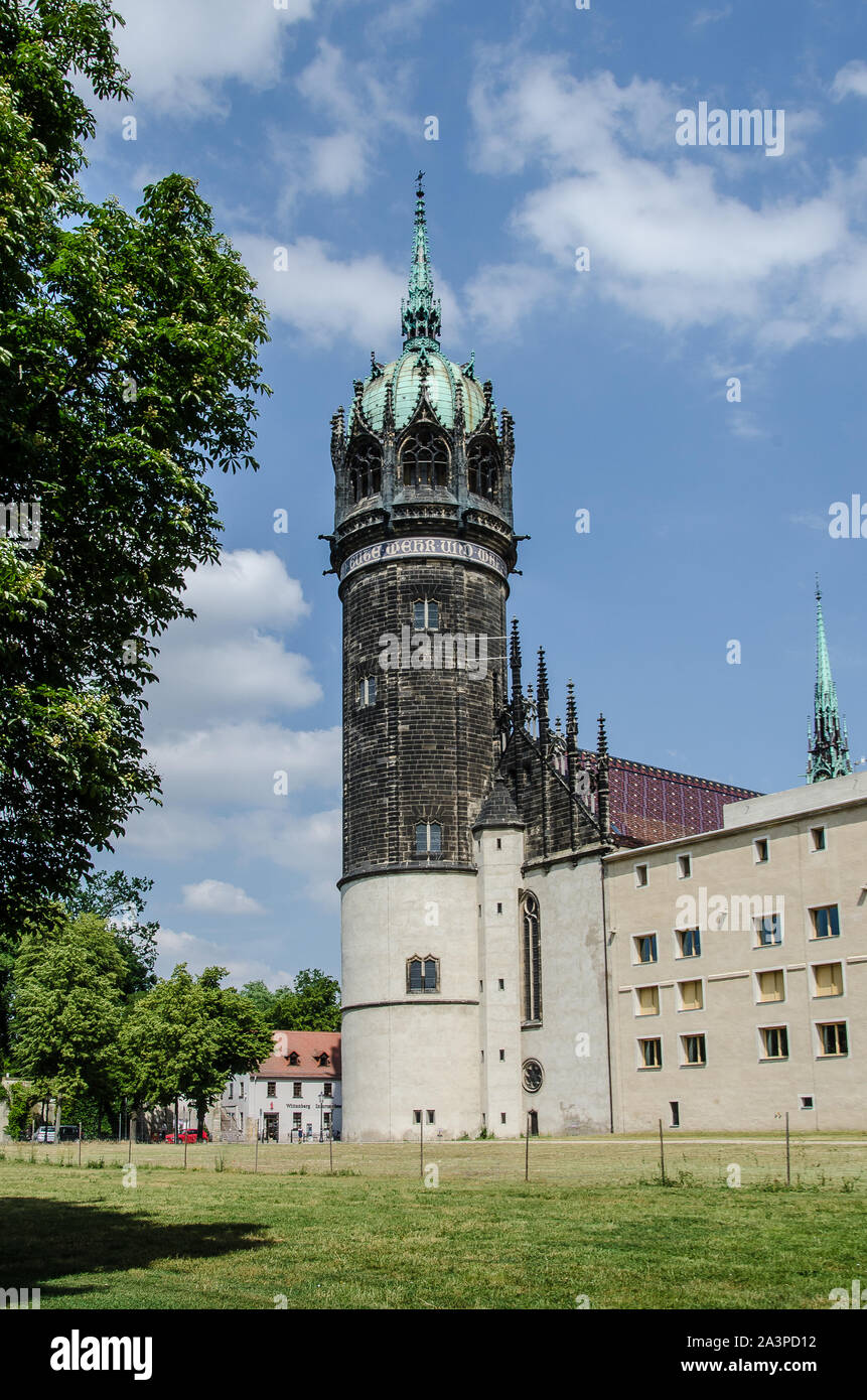 Wittenberg castle church hi-res stock photography and images - Alamy