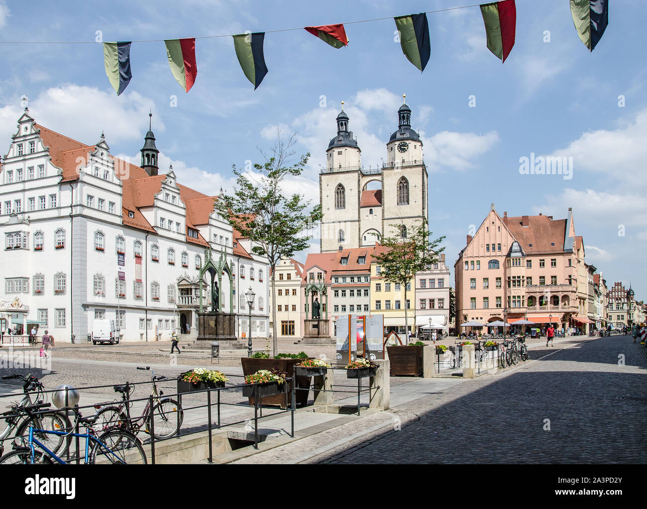 Wittenberg is home to numerous historical sites. On the doors of All ...