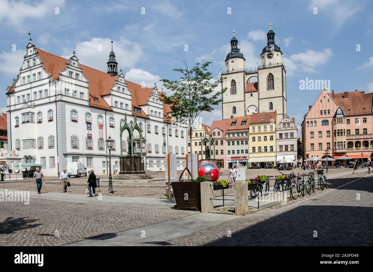 Wittenberg is home to numerous historical sites. On the doors of All ...