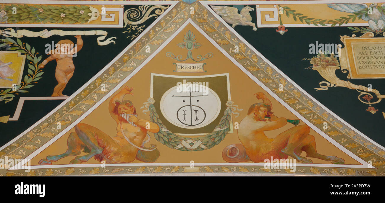 Library of congress murals hi-res stock photography and images - Alamy
