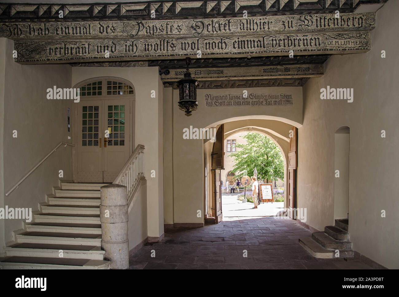 Wittenberg is home to numerous historical sites. On the doors of All ...