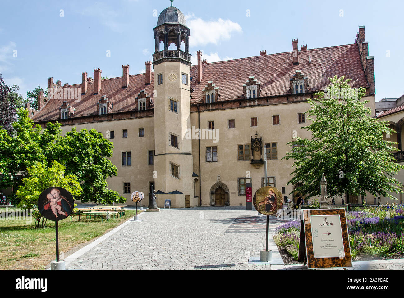 Wittenberg is home to numerous historical sites. On the doors of All ...