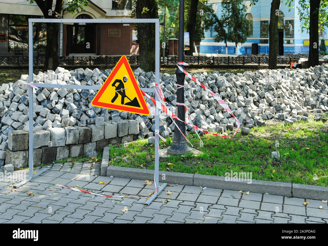 Pile paving hi-res stock photography and images - Alamy