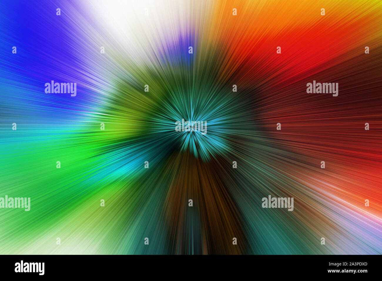 abstract fast speed motion through the color radial blur backgrounds ...