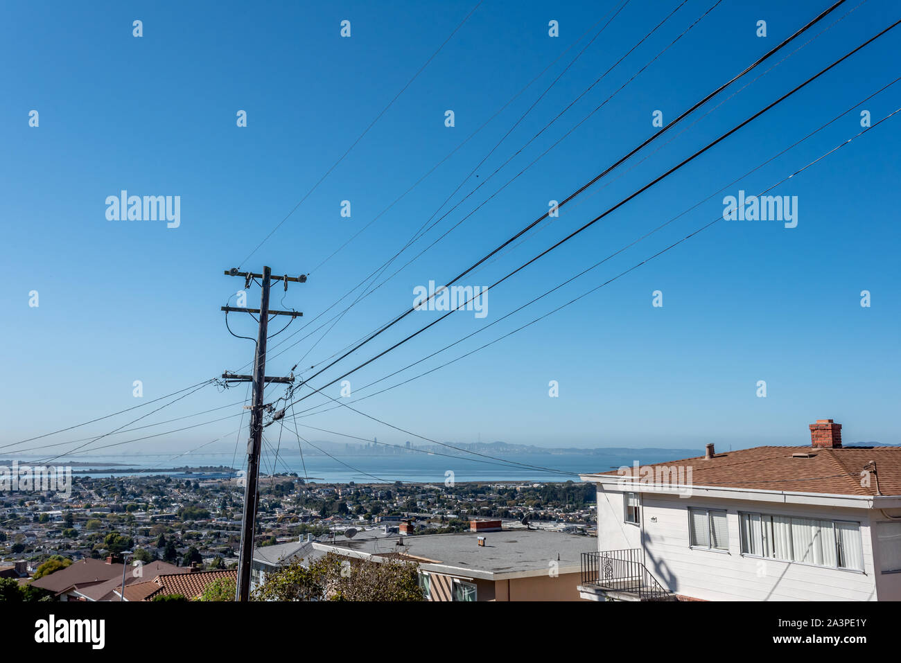 Utility poles lines hi-res stock photography and images - Alamy