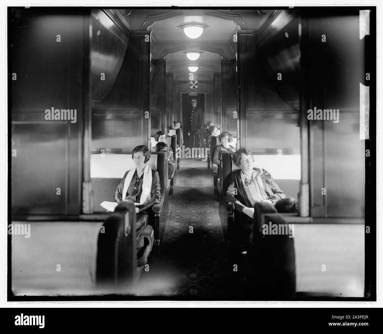 Southern Railway], interior of car Stock Photo - Alamy
