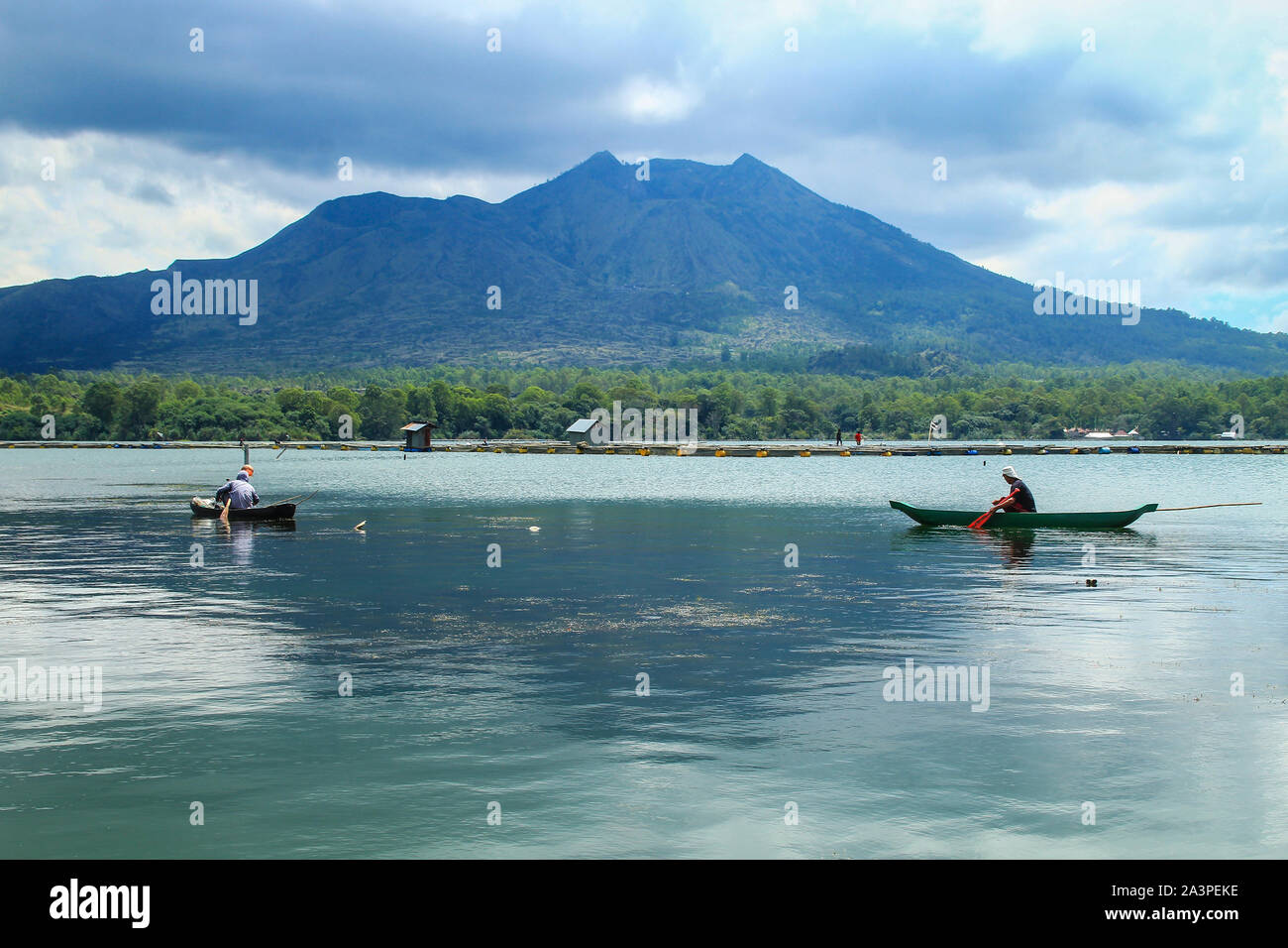 Bali, Indonesia. 4th May, 2019. General view of Mount Batur Volcano ...