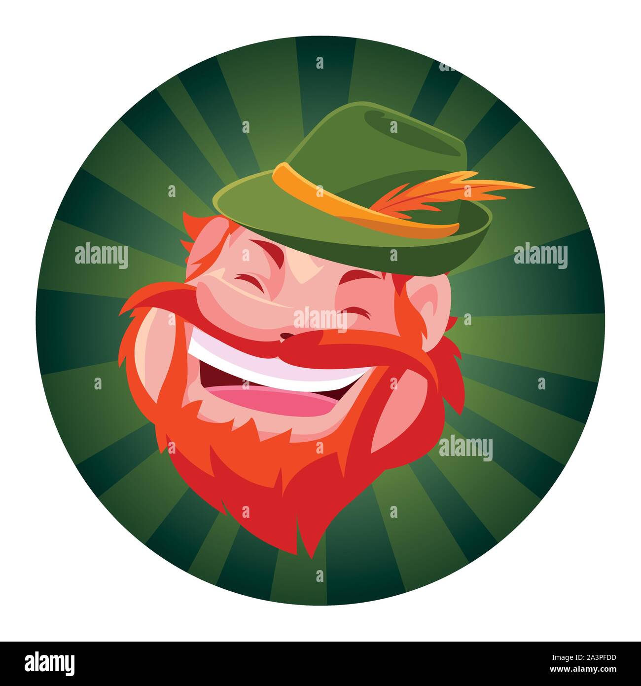 head of man smiling on white background vector illustration design ...