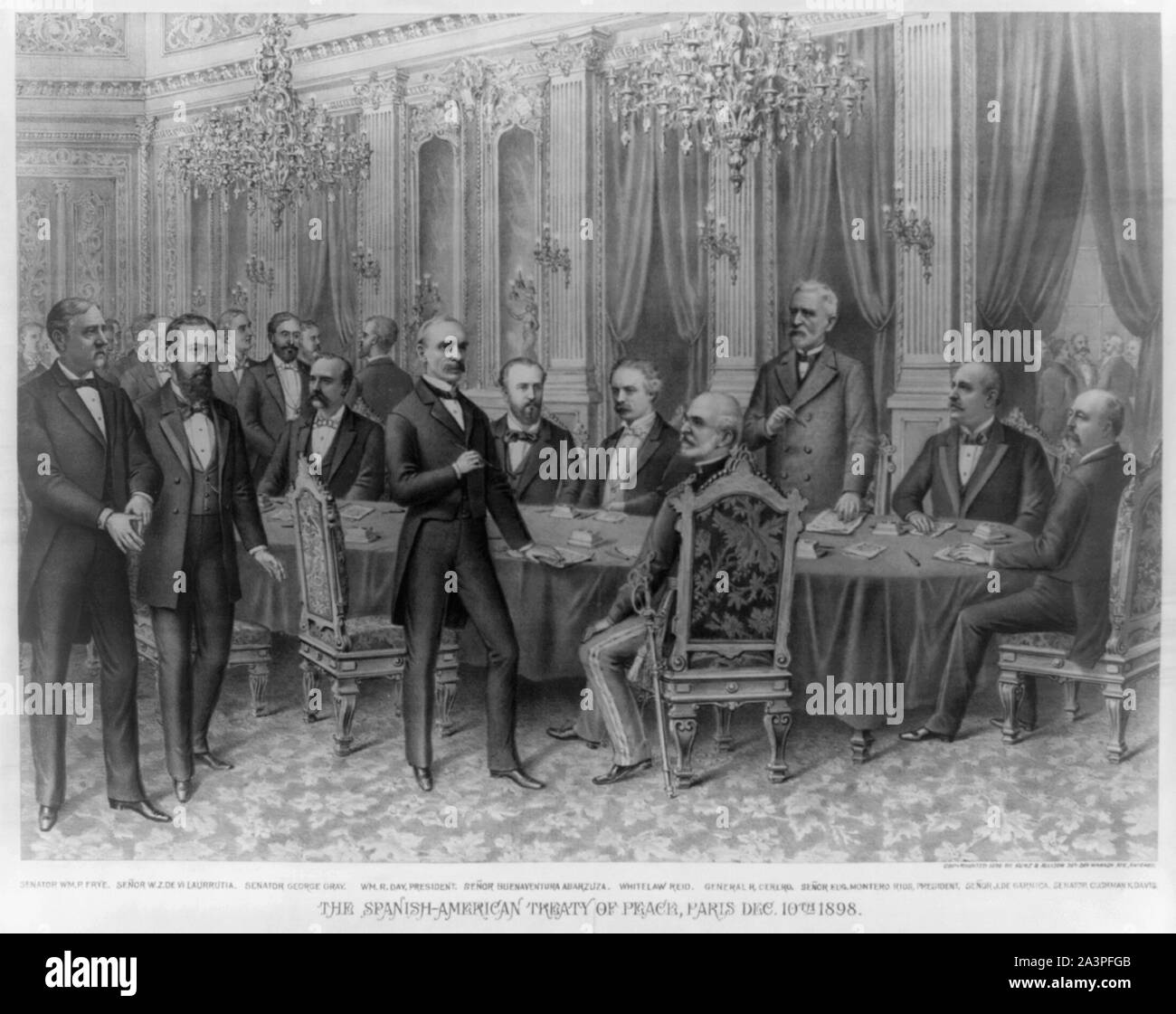 Treaty of paris of 1898 hi-res stock photography and images - Alamy
