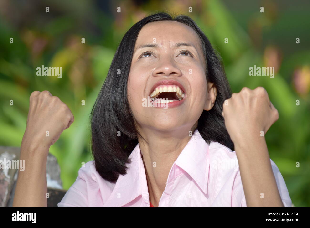 Successful Pretty Person Stock Photo - Alamy