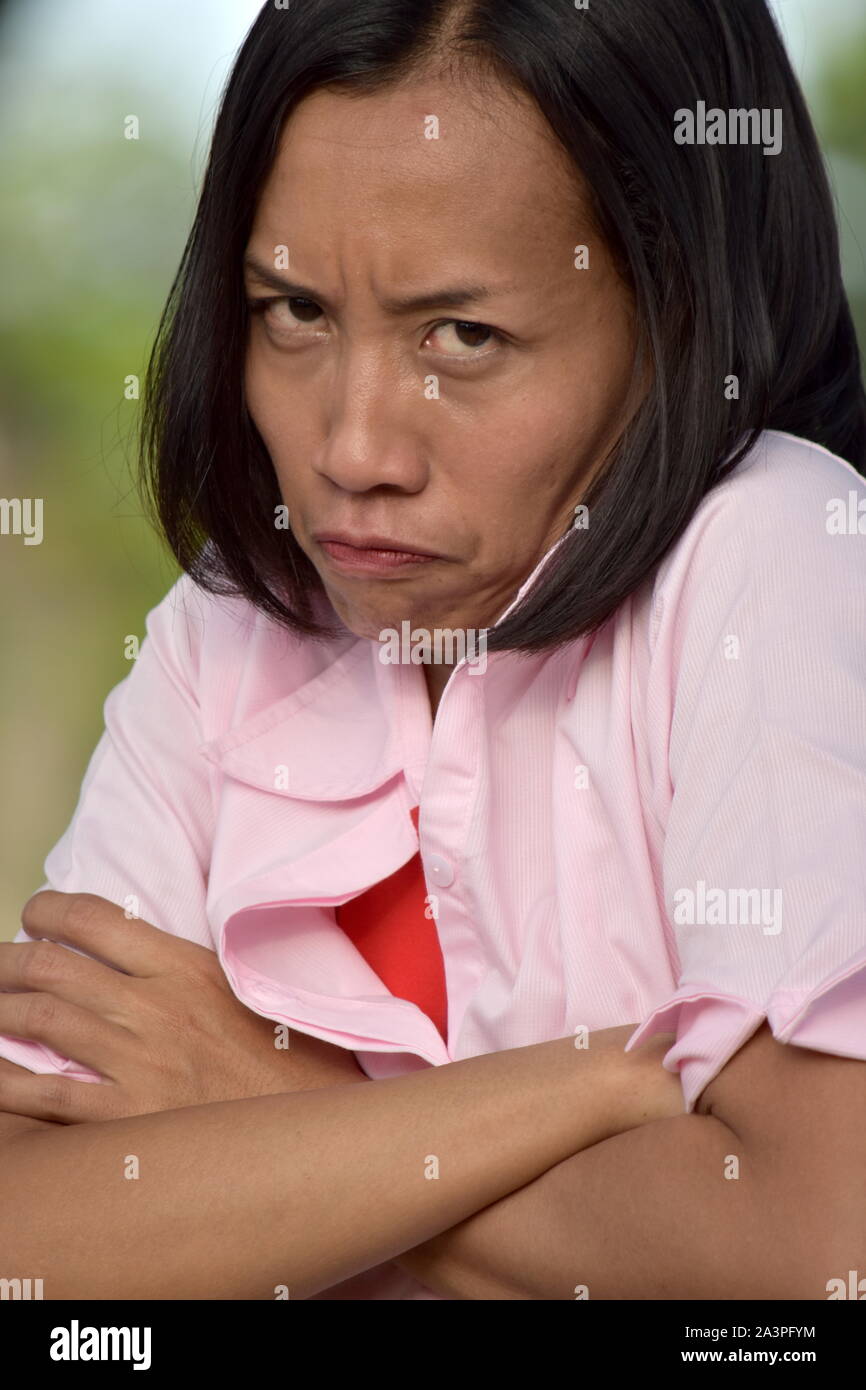 Stubborn Youthful Person Stock Photo - Alamy