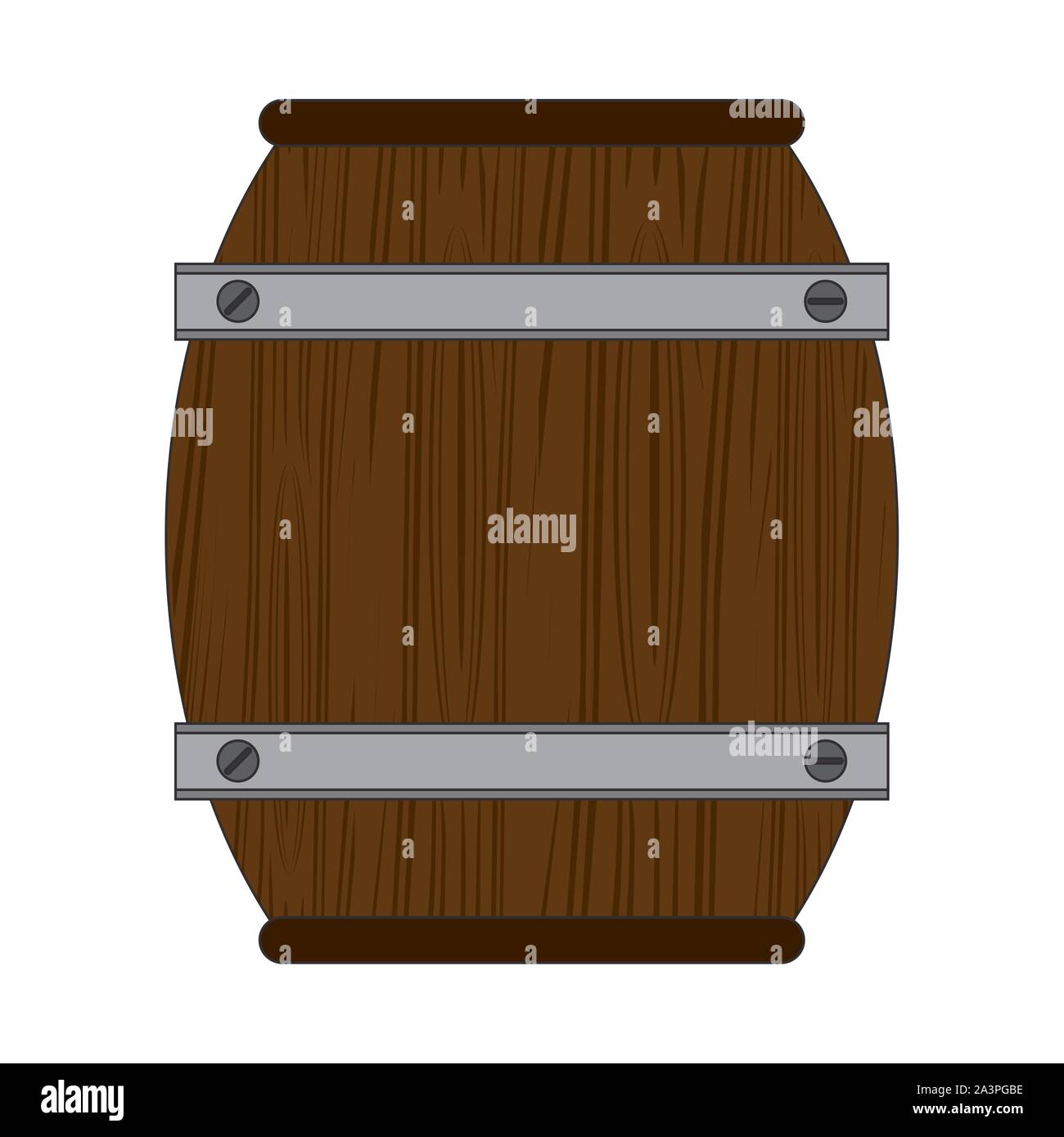 wooden barrel iconimage, flat design Stock Vector Image & Art - Alamy