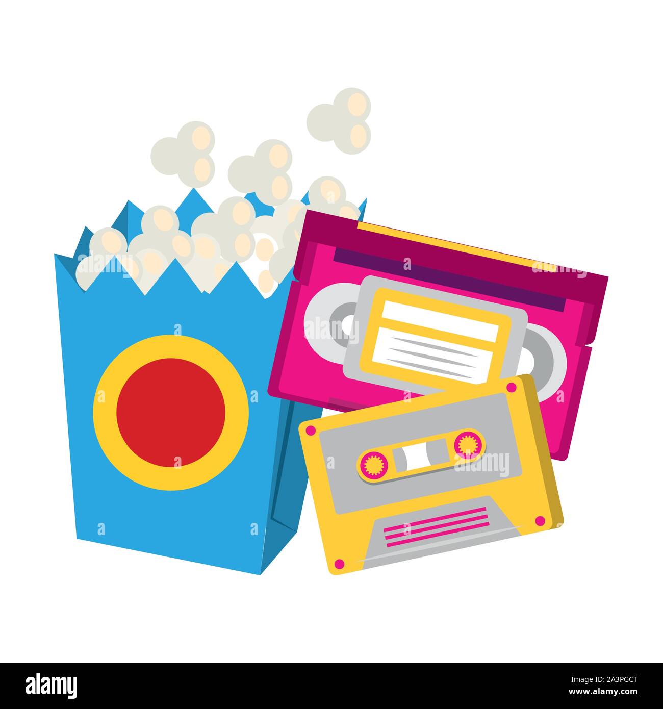 Cassettes 1980s Cut Out Stock Images & Pictures - Alamy
