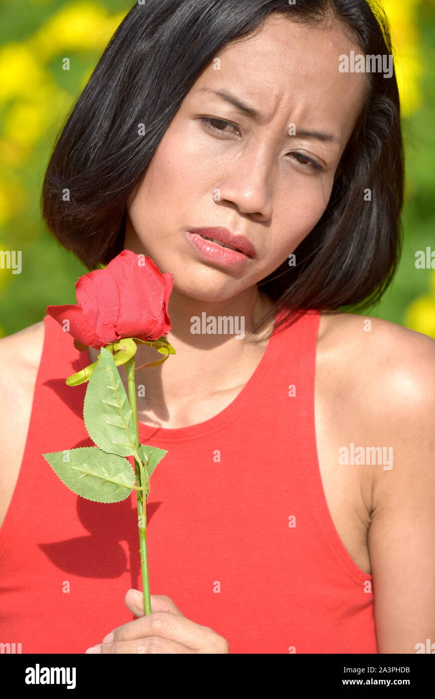 Unemotional asian female woman hi-res stock photography and images - Alamy