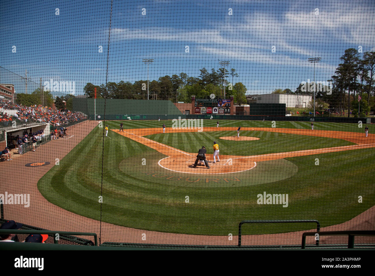 Spring baseball game, Auburn University, Auburn, Alabama Stock Photo ...