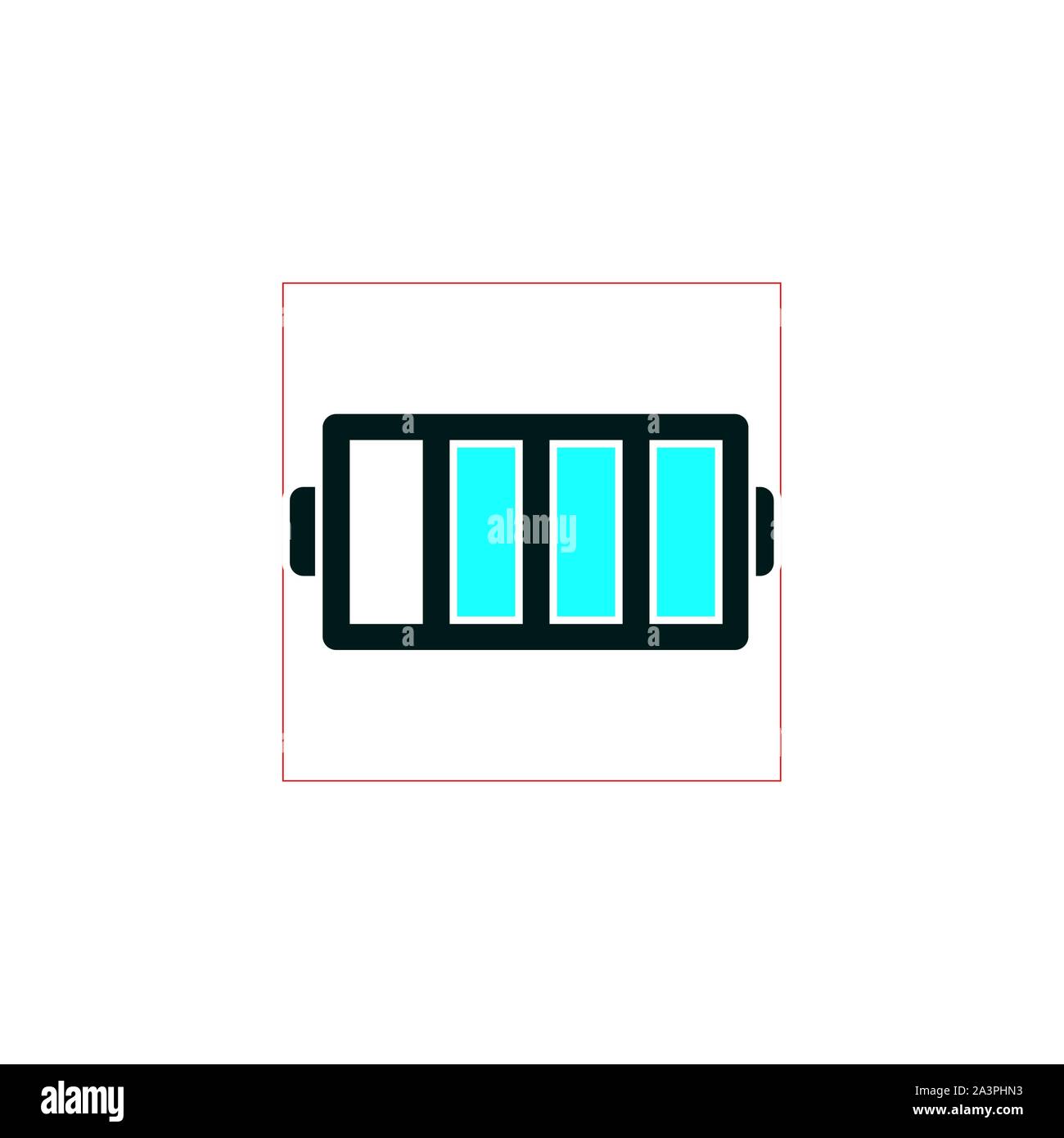 Battery indicator bar Stock Vector Images - Alamy
