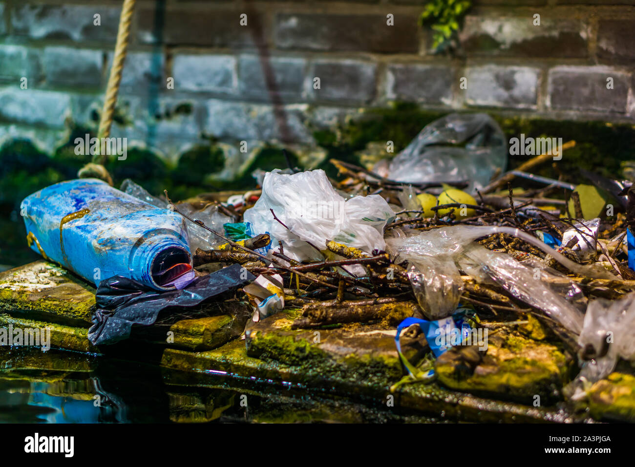 Water Polluted Environment