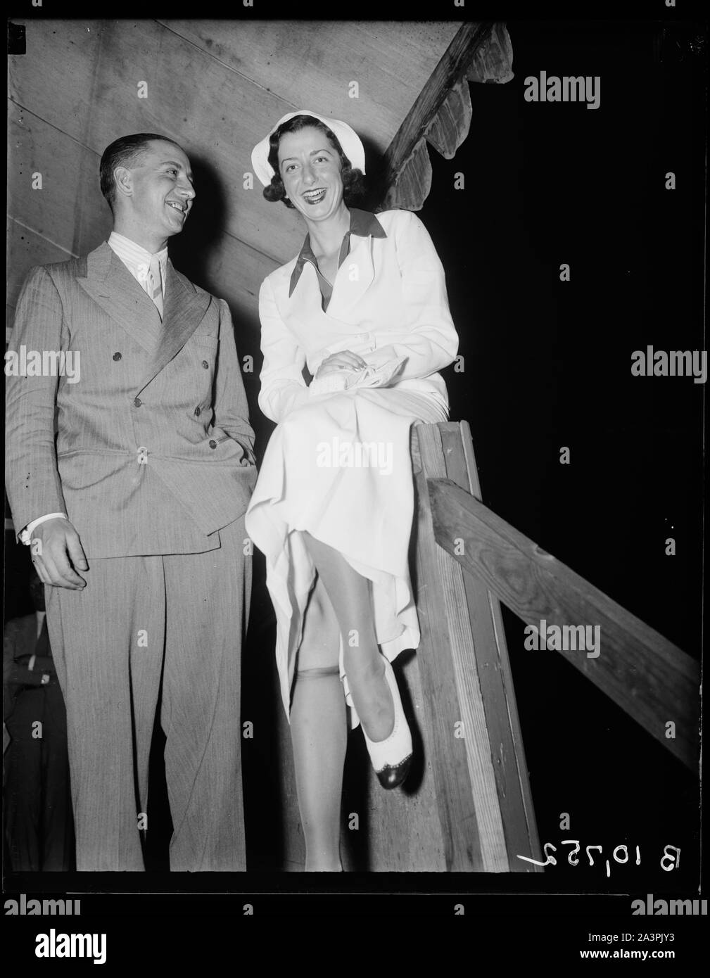 St. Carlo Tuggi of Italian Embassy and Florence Harris at Roadside ...